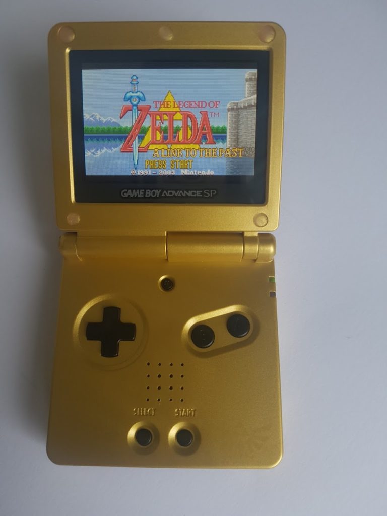 Zelda Triforce Nintendo Game Boy Advance GBA SP IPS Backlight - Glass ...