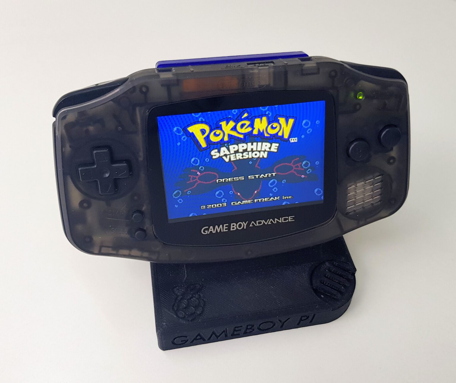 Gameboy Advance GBA Black Clear Backlight IPS V2 - optional tactile ...