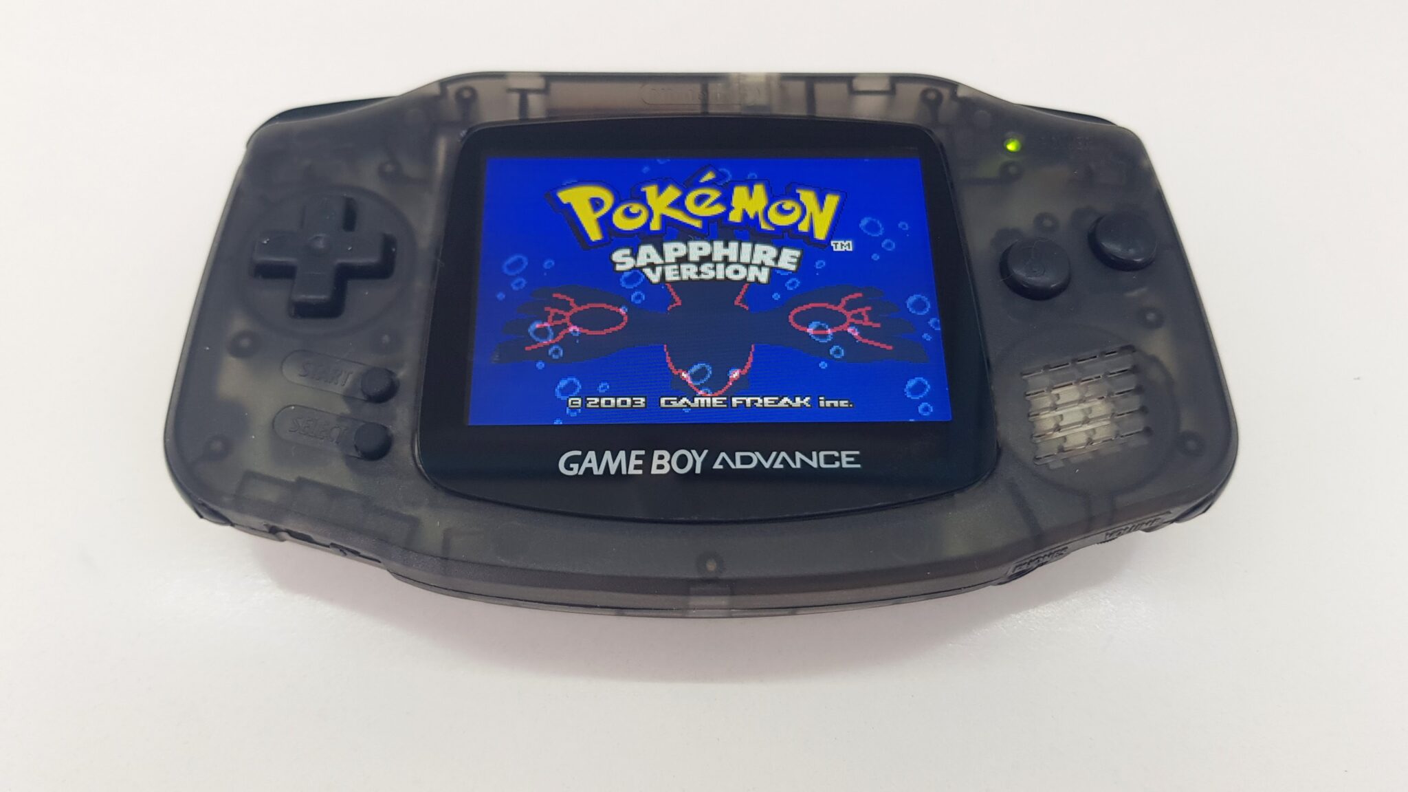 Gameboy Advance GBA Black Clear Backlight IPS V2 - optional tactile ...
