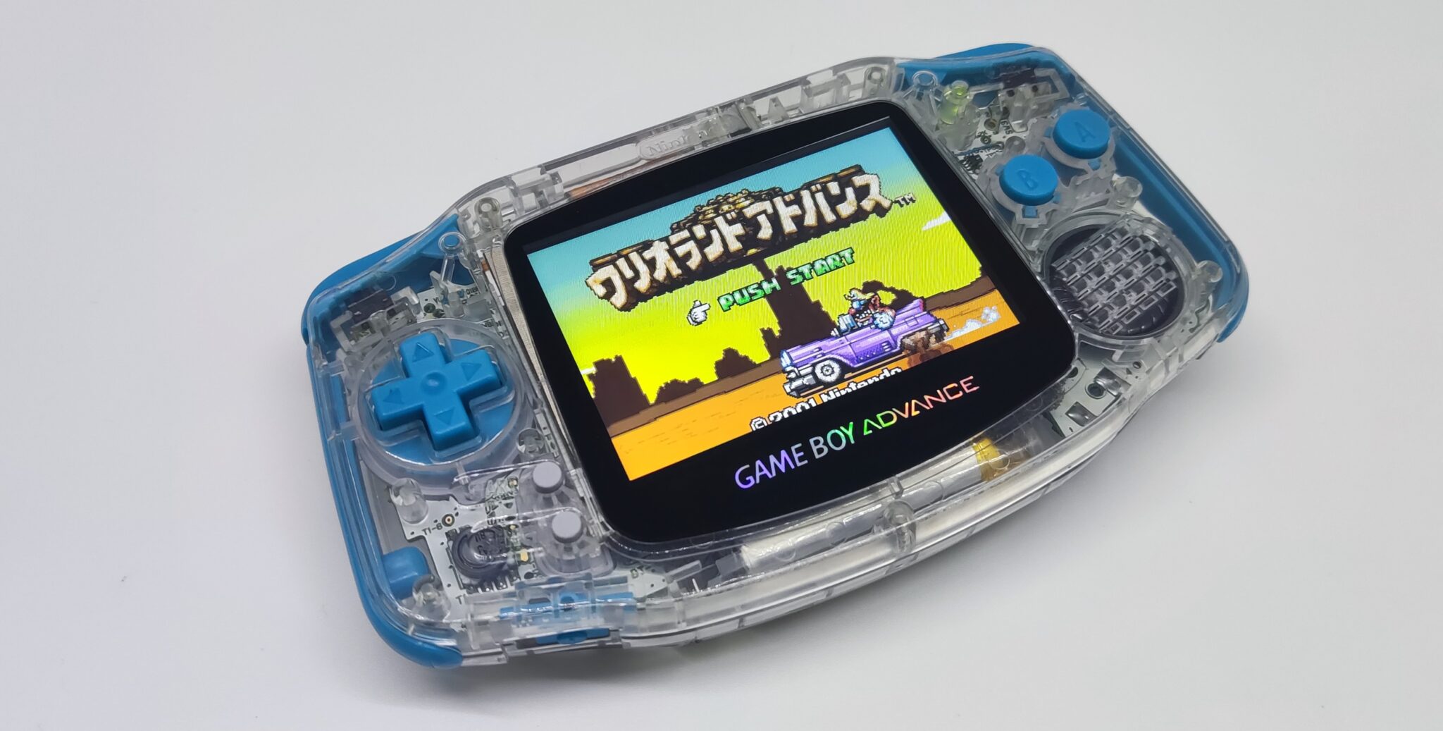 Gameboy Advance Mirror Clear Blacklight IPS V2 - Digital Gaming Heaven
