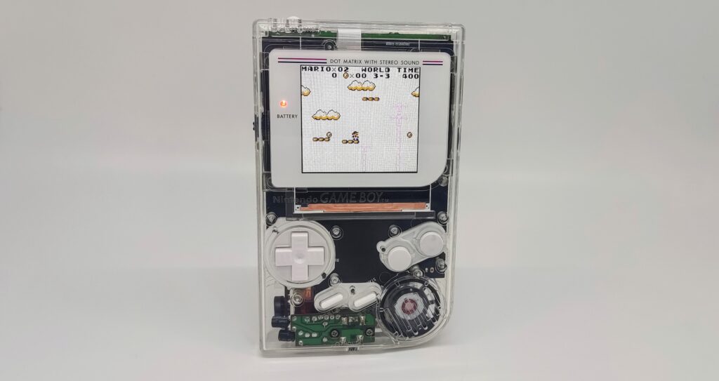 Nintendo Gameboy DMG-01 Backlight IPS Rips V4 - Mirror clear with White ...