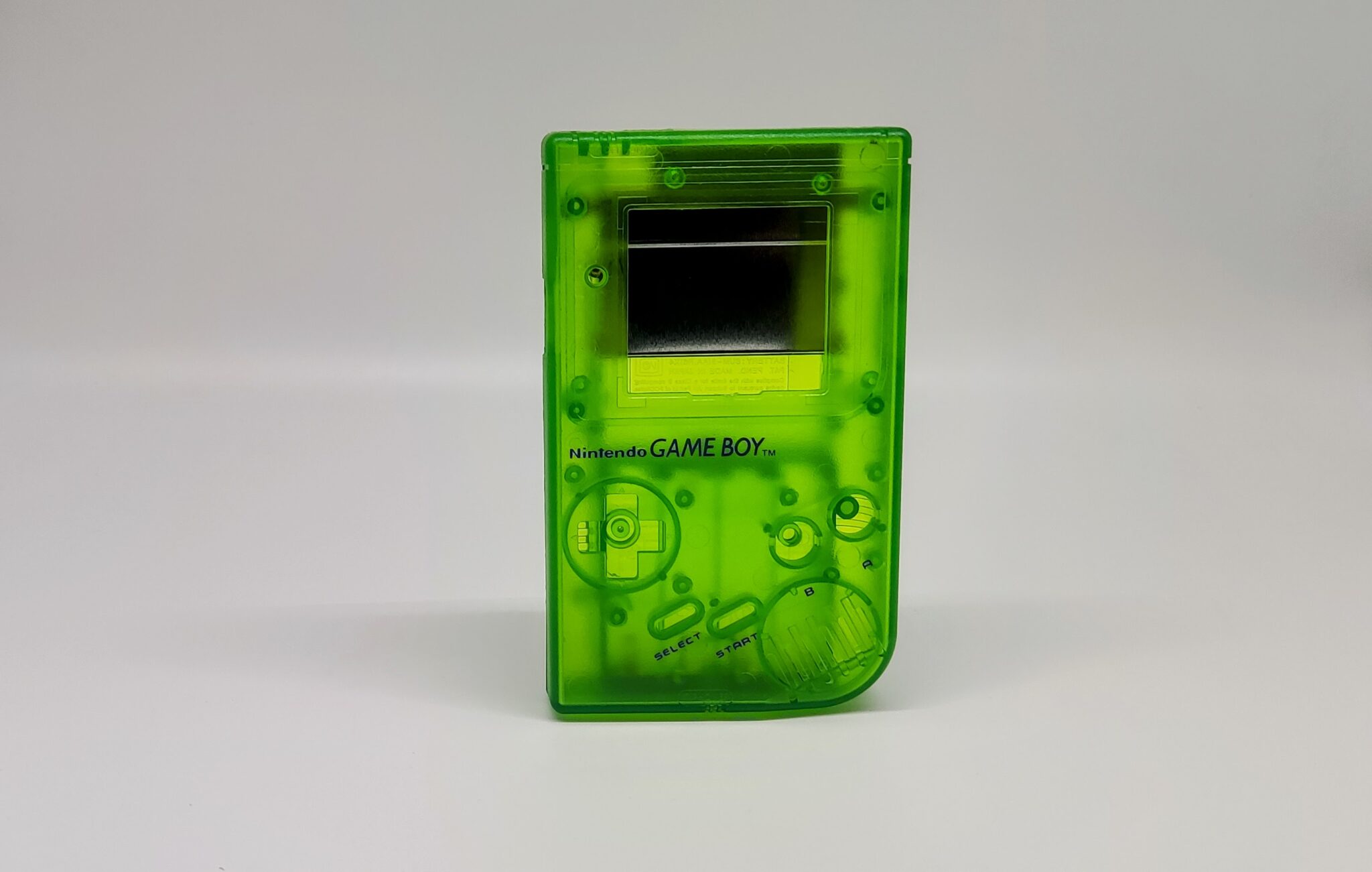 Gameboy DMG shell - Clear green - Digital Gaming Heaven