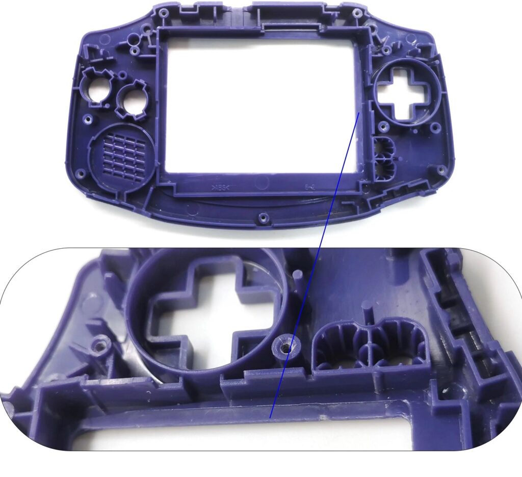 Gameboy Advance 720 x 480 Drop in 3.0" V5 Laminated LCD display ...