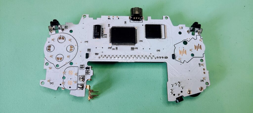 Gameboy Advance replacement motherboard with CPU and RAM installed ...