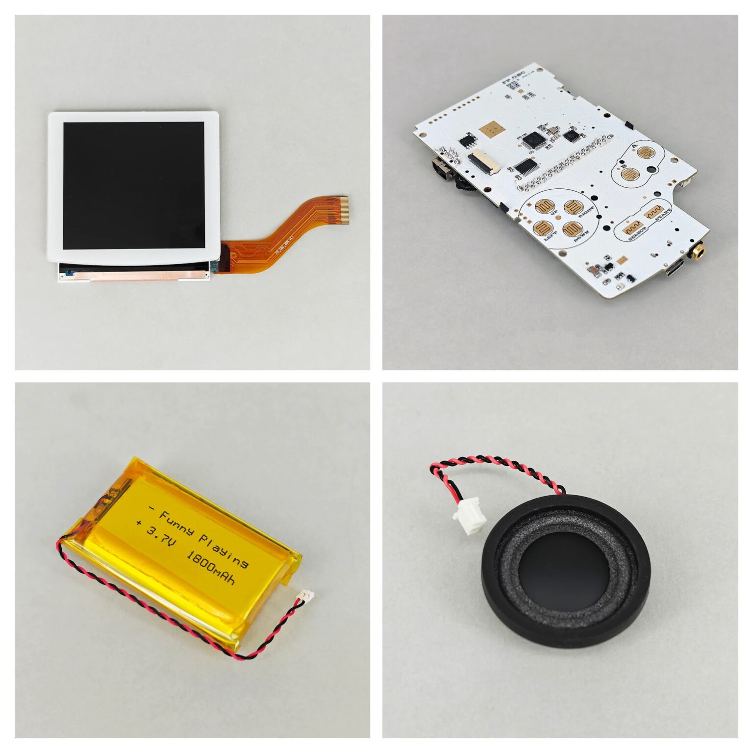 FPGBC Kit FPGA powered DIY handheld games console - Game Boy Color - Original games GBC ...